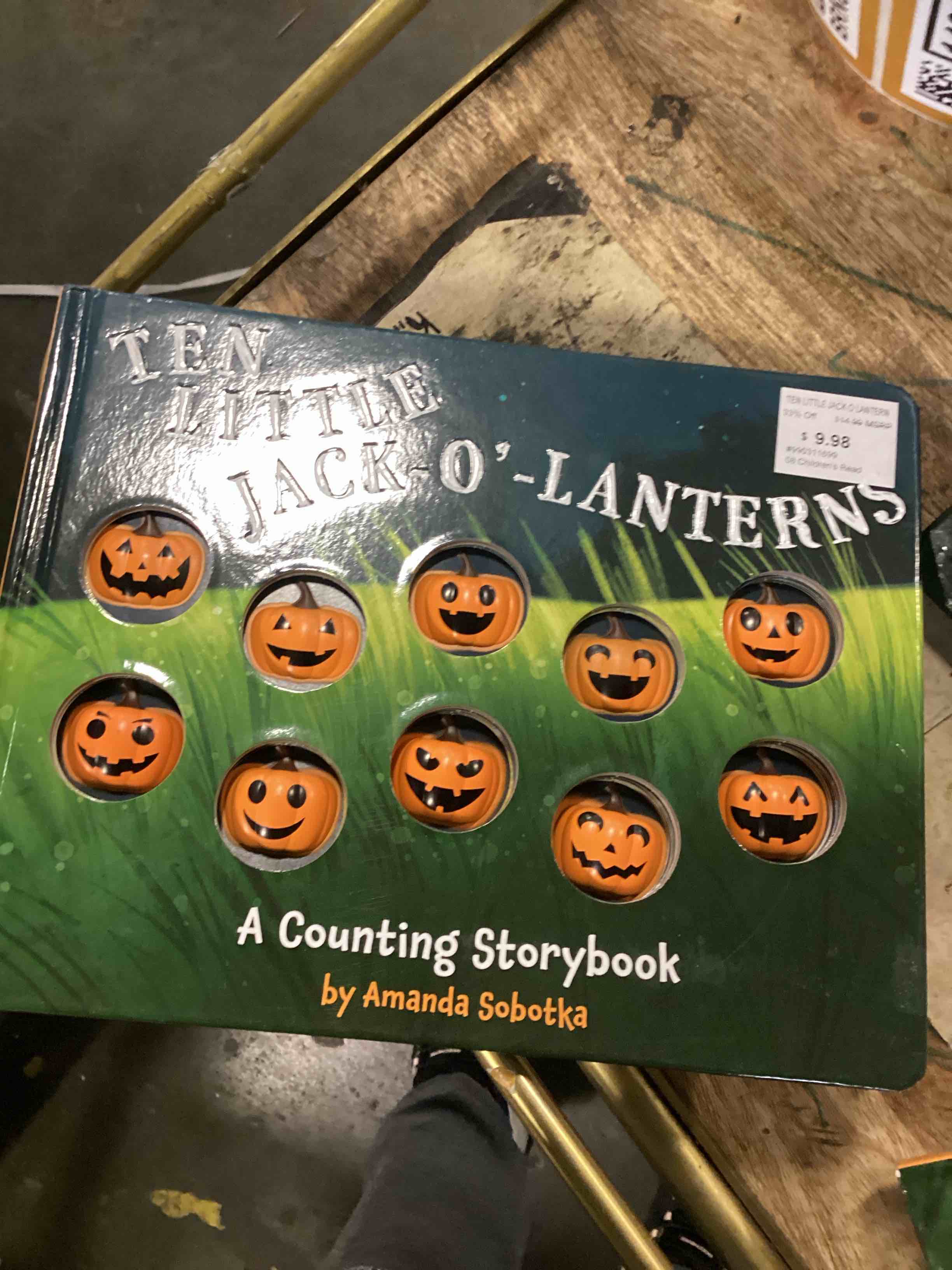 Ten Little Jack O Lanterns, Board Book