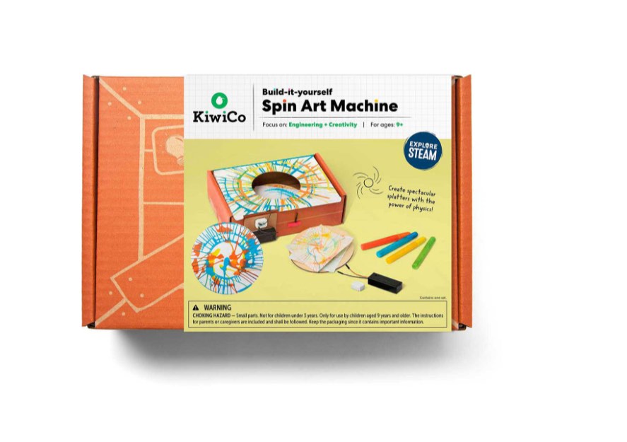 Kiwi Co Tinker Crate Spin Art Machine Homeschool Educational Stem Toy