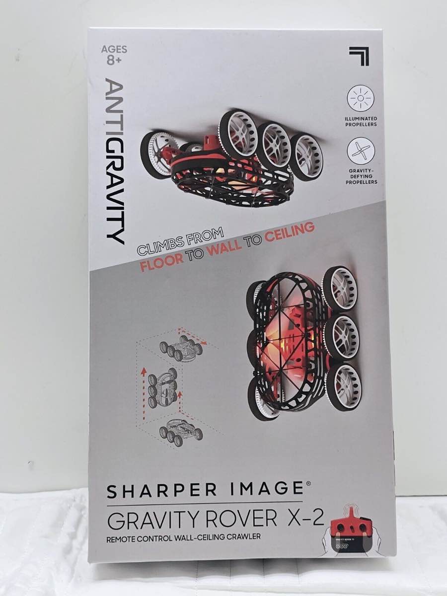 Sharper Image Gravity Rover X-2 Remote Control Wall-Ceiling Crawler RC Car