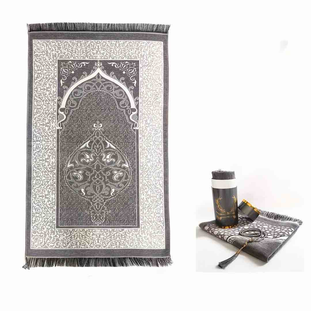 Prayer Mats Muslim | Turkish Prayer Mat with Woven Chenille | Perfect ...