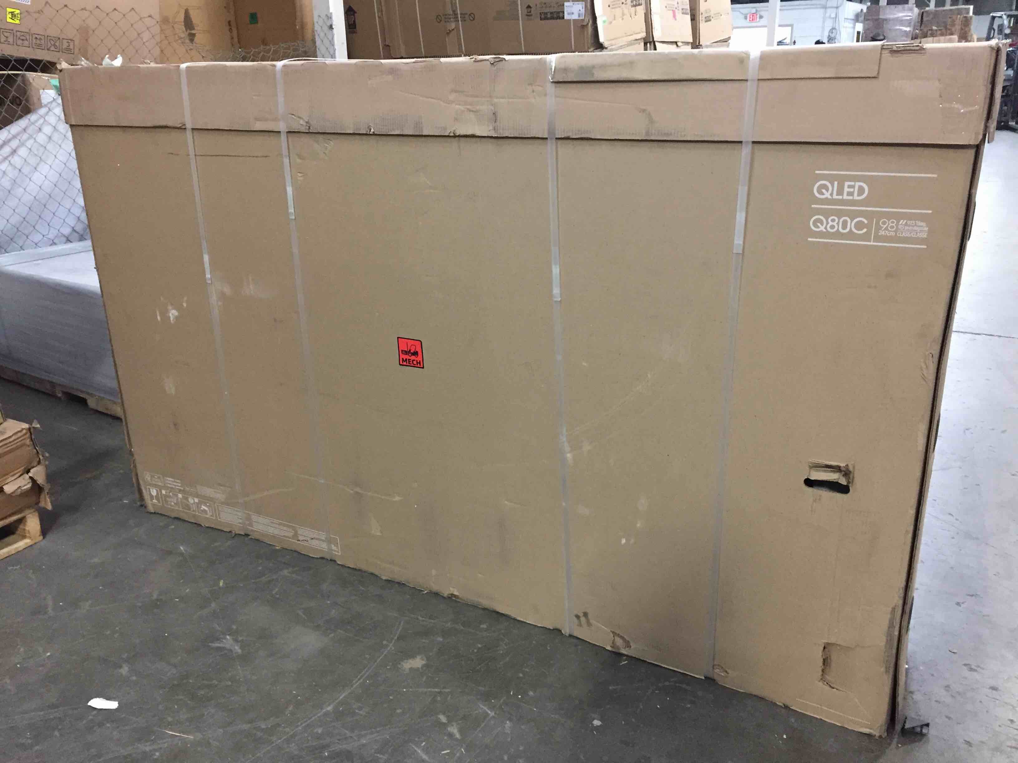 SAMSUNG 98-Inch Class QLED 4K Q80C Series Quantum HDR+, Dolby Atmos ...