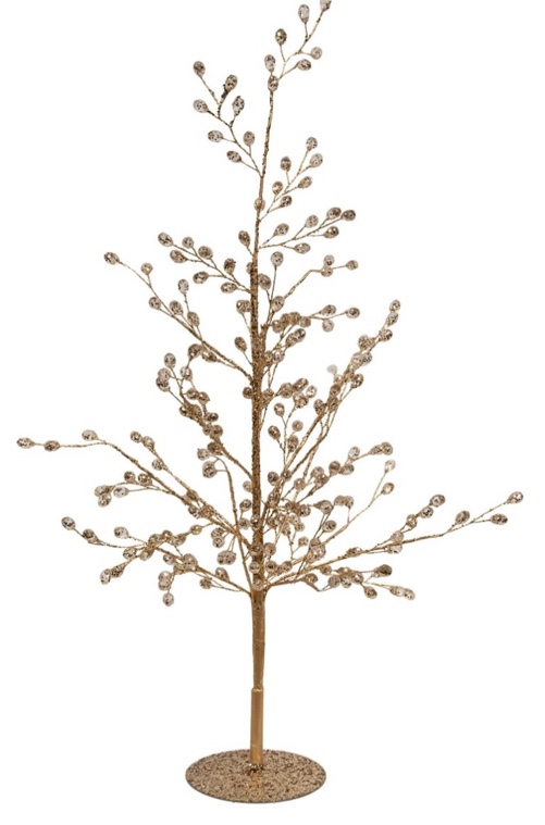 Gold Crystal Tree 18"