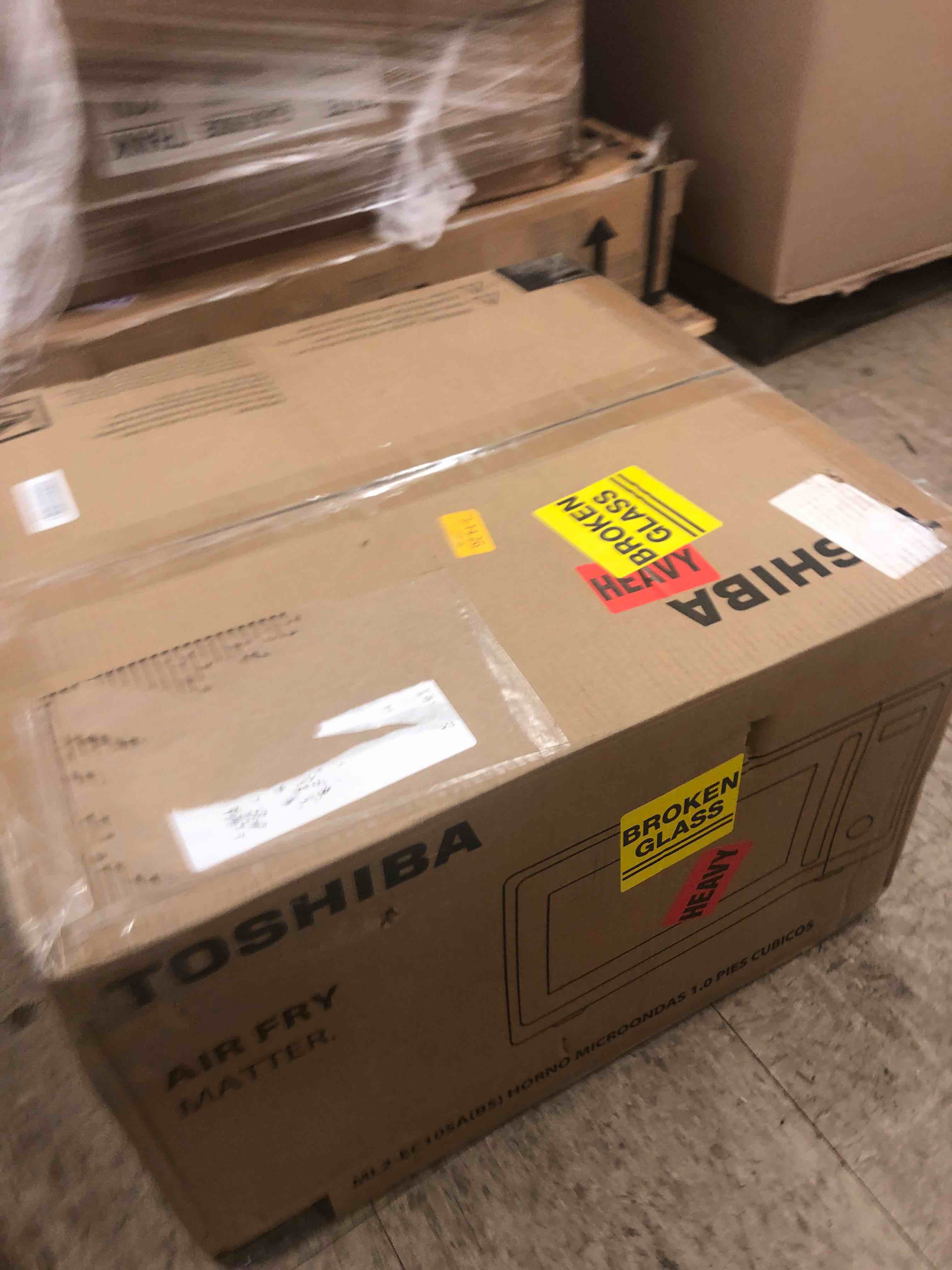 TOSHIBA ML2-EC10SA(BS) 8-in-1 Countertop Microwave with Air Fryer ...