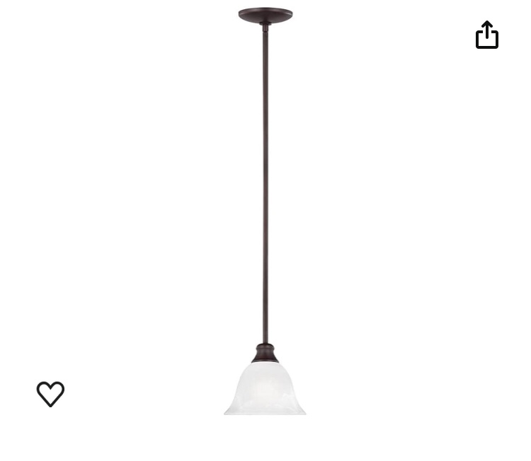 Generation Lighting 61940-710 Windgate One - Light Mini-Pendant Hanging ...