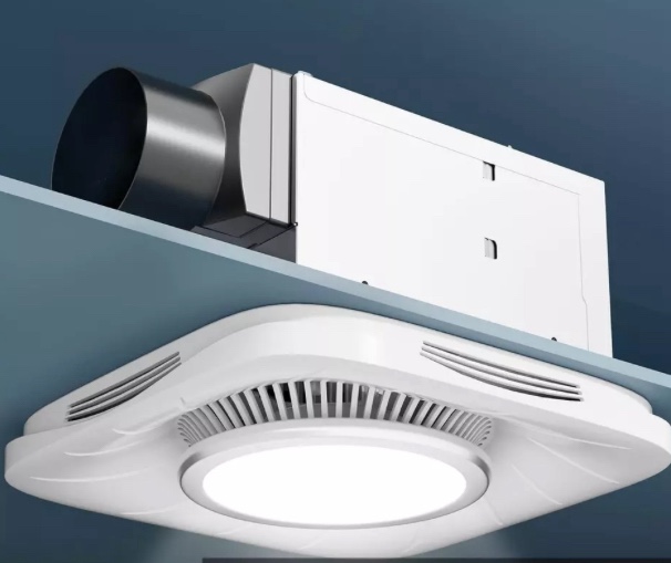 Hon&Guan HMA-100A - 111 CFM Ventilation Fan with 900 LM LED Light, White