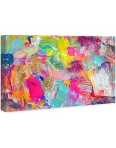 abstract Miami Beach texture graphic art print