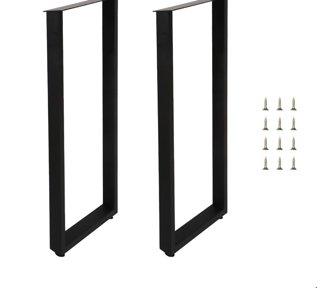 40 Inch Table Legs, Bar Height Table Legs, Heavy Duty Metal Legs for ...