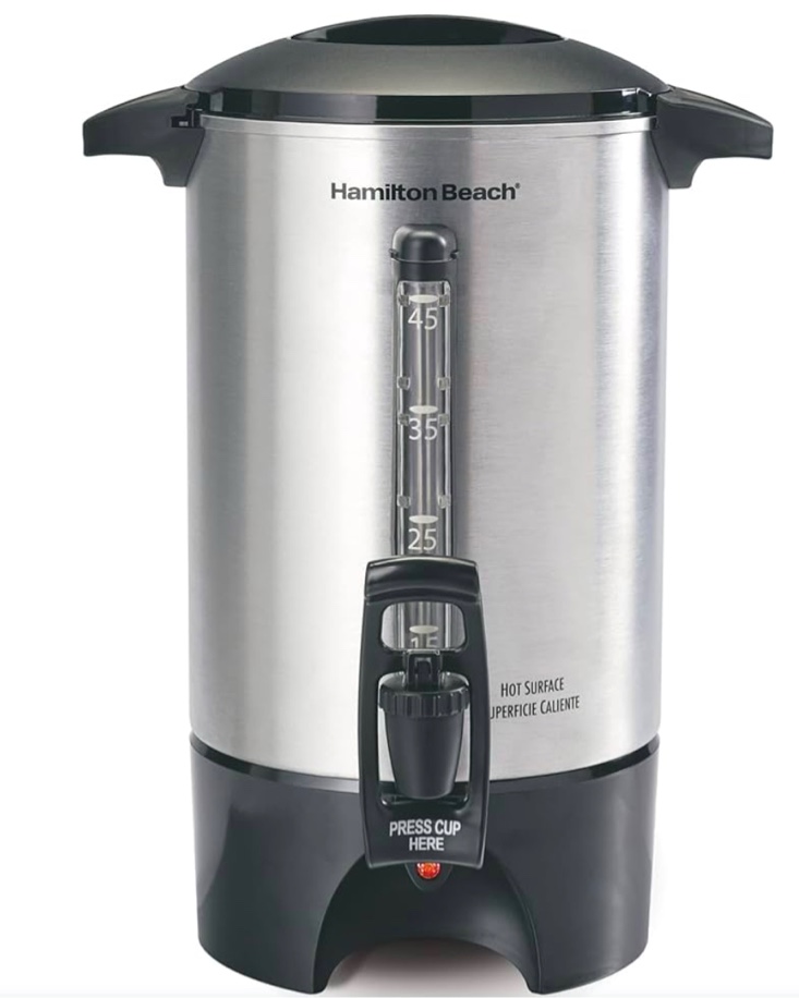 4.3 4.3 out of 5 stars (1,948) Hamilton Beach 45 Cup Coffee Urn and Hot ...