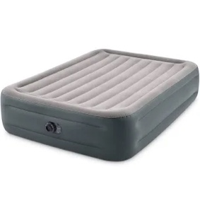 Intex 64417ED Dura-Beam Deluxe Comfort-Plush High-Rise Air Mattress: Fiber-Tech - Queen Size ...