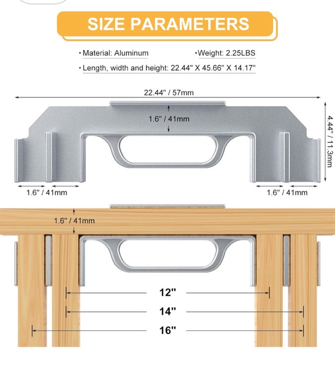 3 in 1 Framing Tools, 12/14/16 for Stud Master 16 Framing Spacing Tool ...
