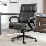 True Innovations Office Chair with Memory Foam , Mid-Back Manager Chair