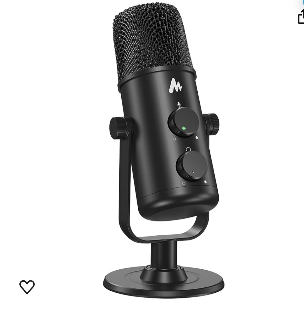 Maono USB-C Cardioid Condenser Desktop Microphone Kit with Multiple ...