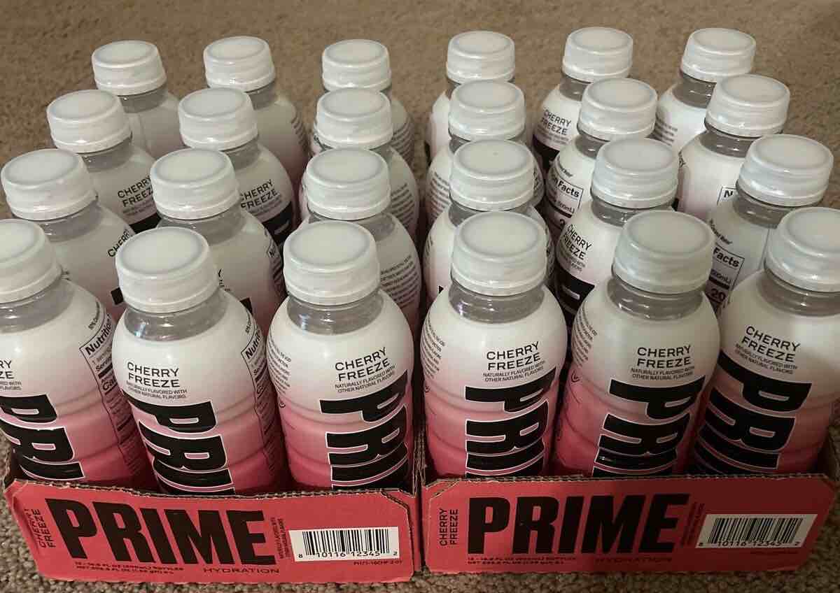 Prime Hydration Drink Prime Cherry Freeze Edition Flavor USA Exclusive ...