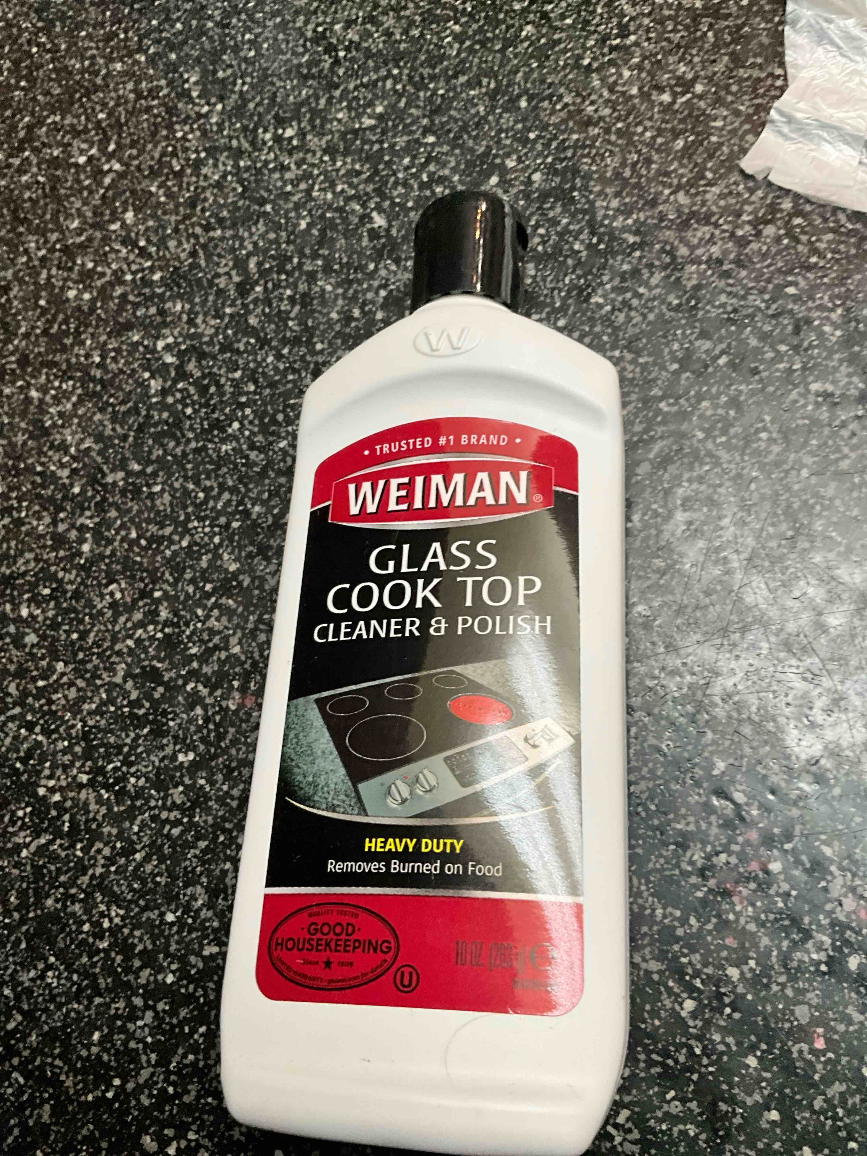 Weiman Glass Cooktop Heavy Duty Cleaner & Polish - Shines and Protects ...