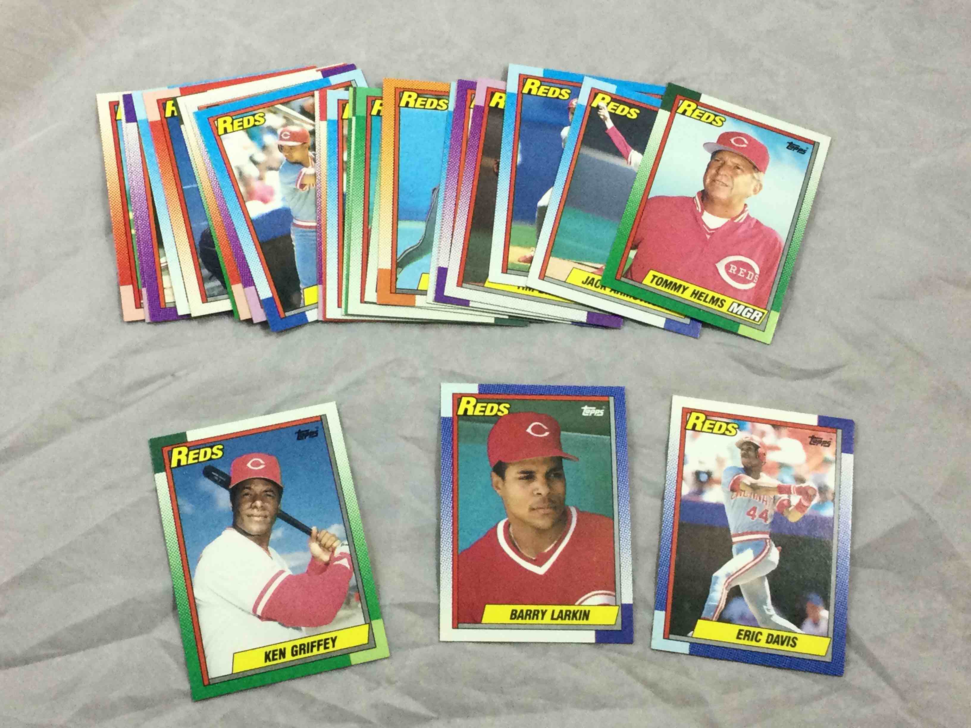 1990 Topps Cincinnati Reds Team Set