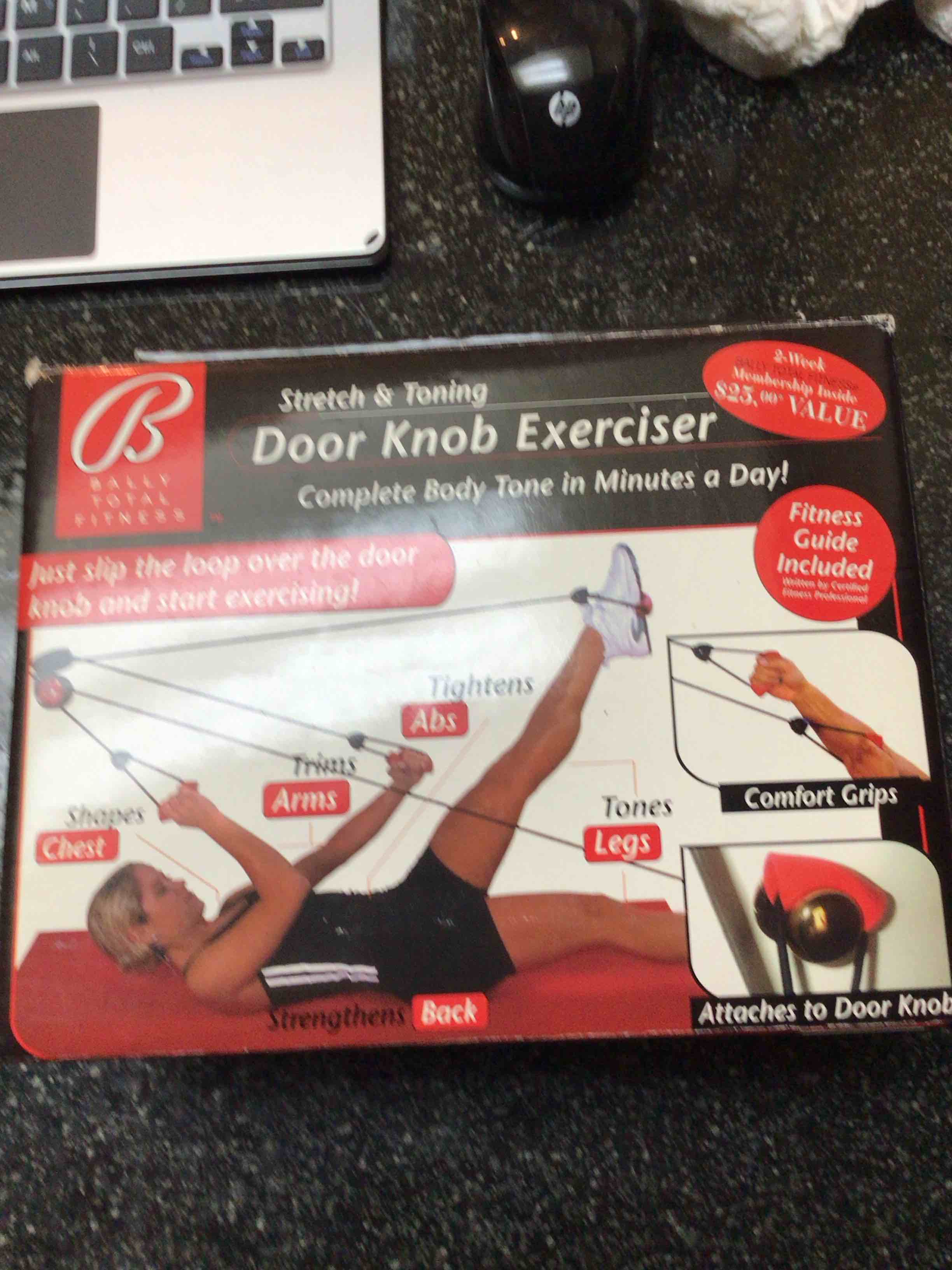 Bally Total Fitness - Stretch & Toning - Door Knob Exereciser