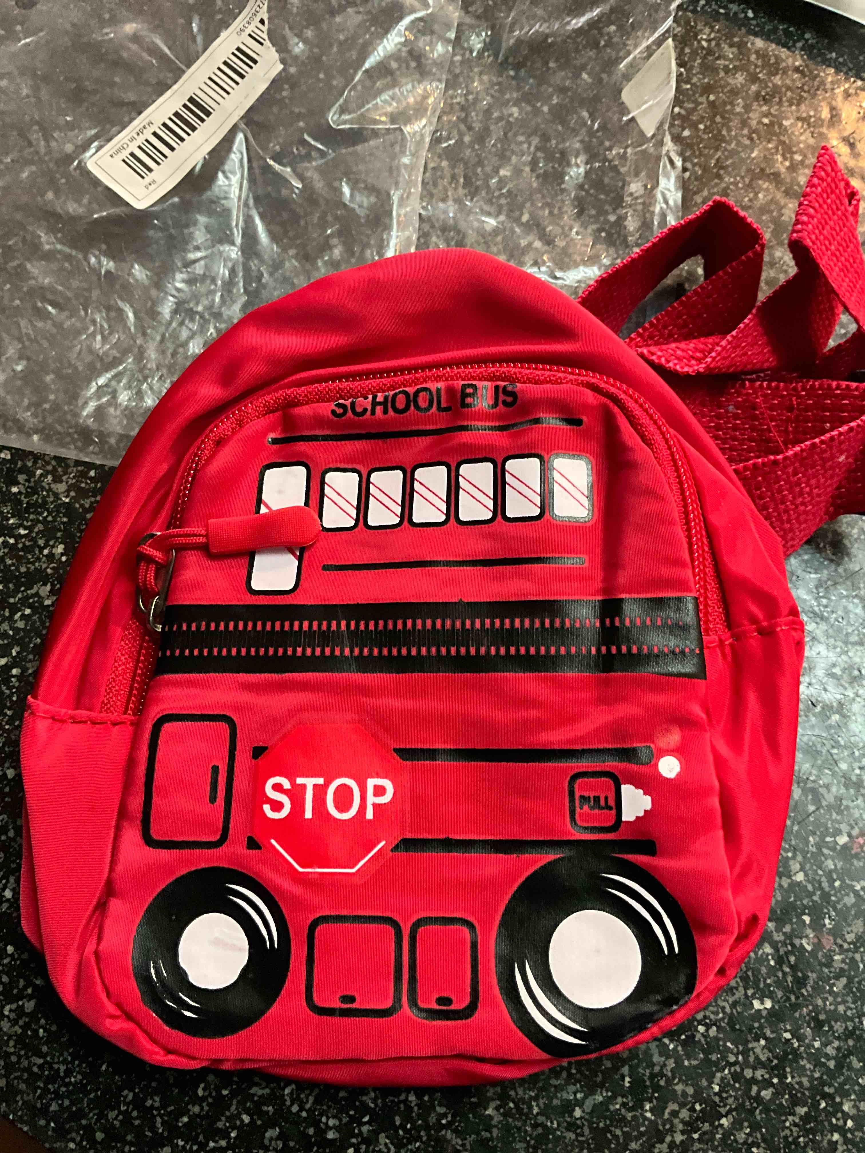 Boys/Girls - Mini Book-Bag - red