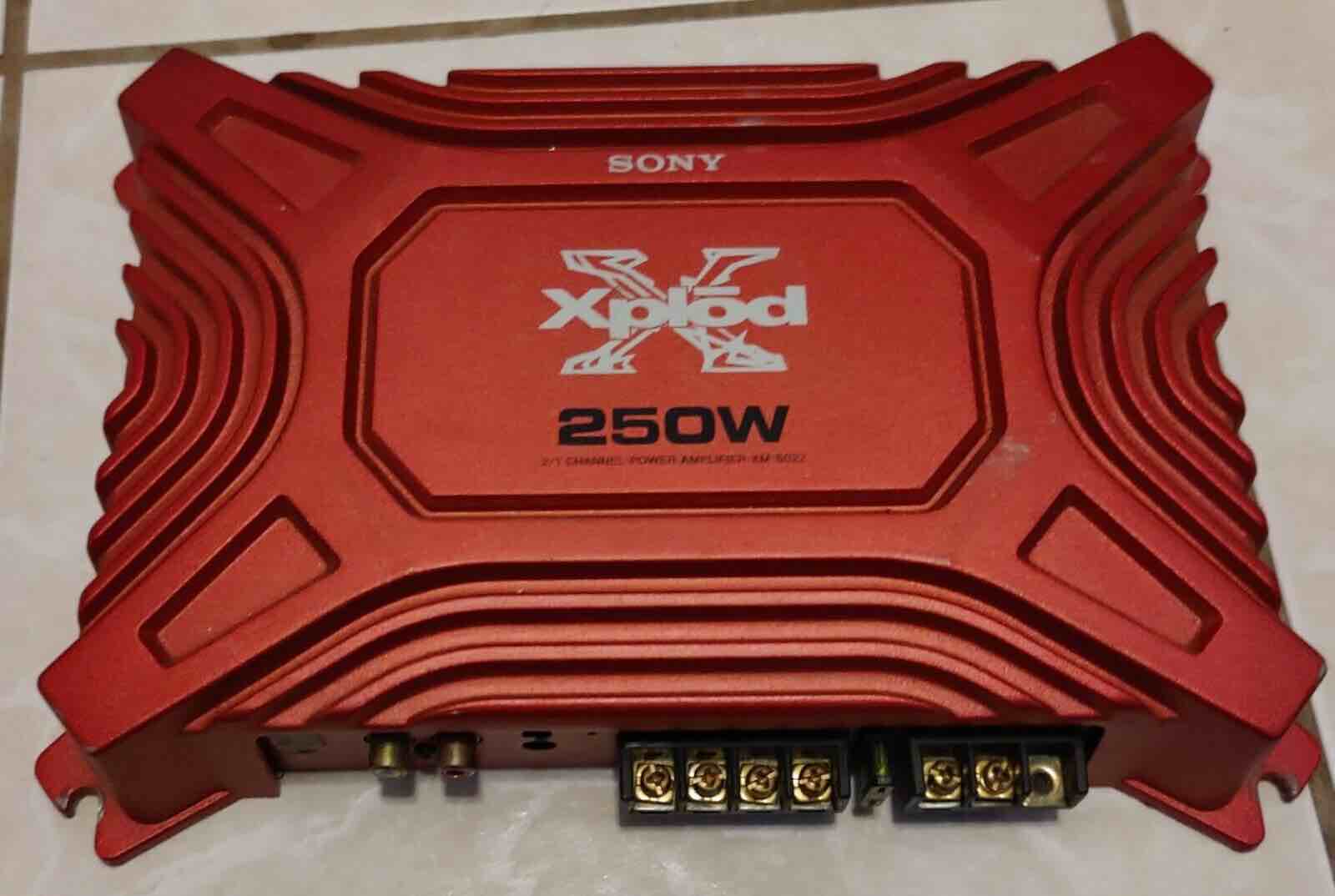 Sony 250 watch 2/1 channel power amplifier XM – 502z