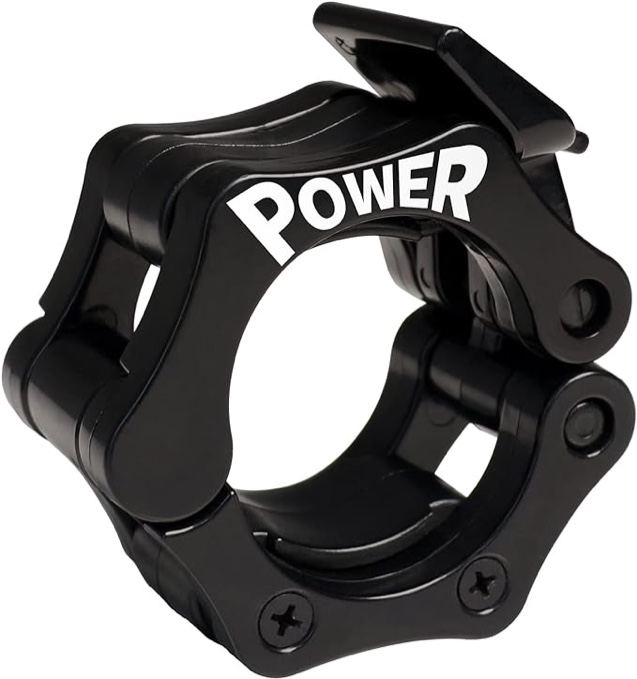 Powerfeng Olympic Barbell Clips Weight Clamps: 2-inch Barbell Collars ...