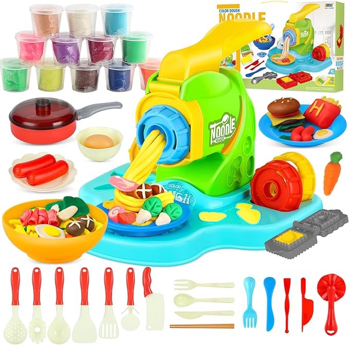 Playdough Toys Tool Set 47PCS Play Kitchen Creation Accessories Ice ...