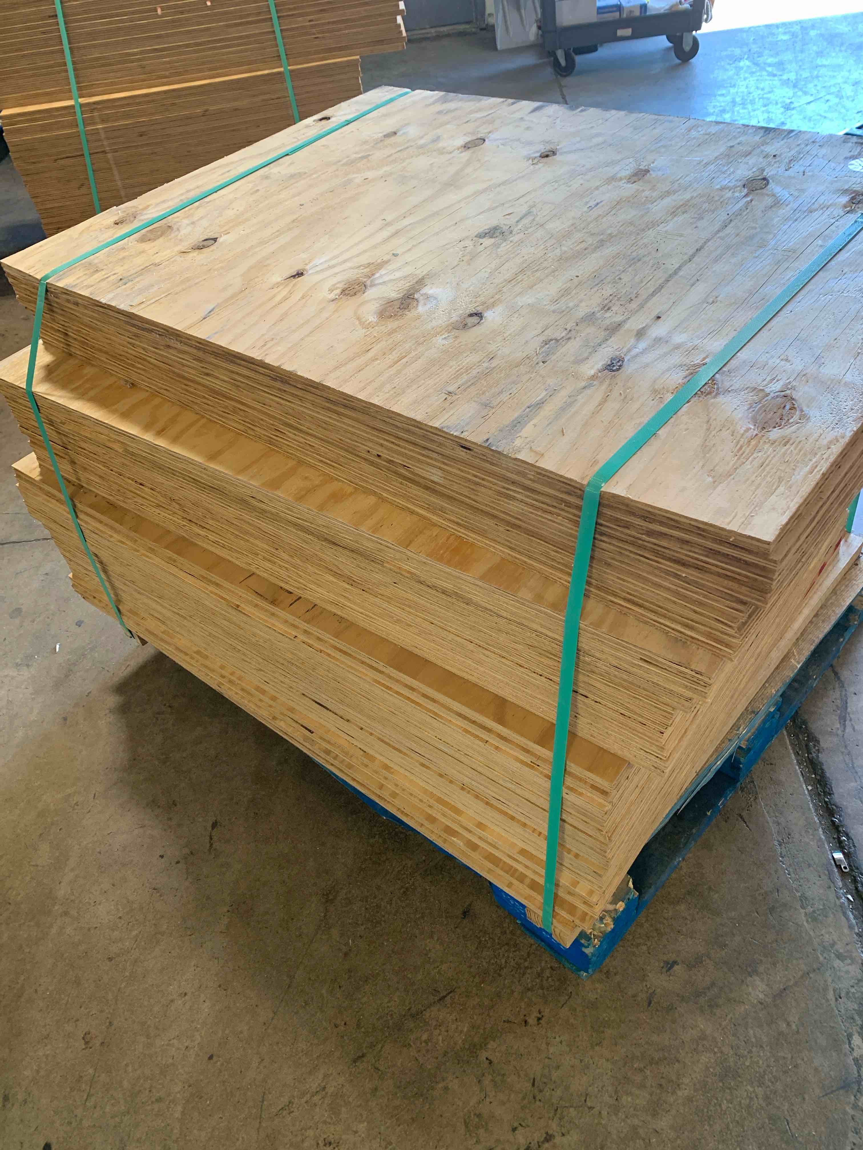 3/4 inch Plywood Drops
