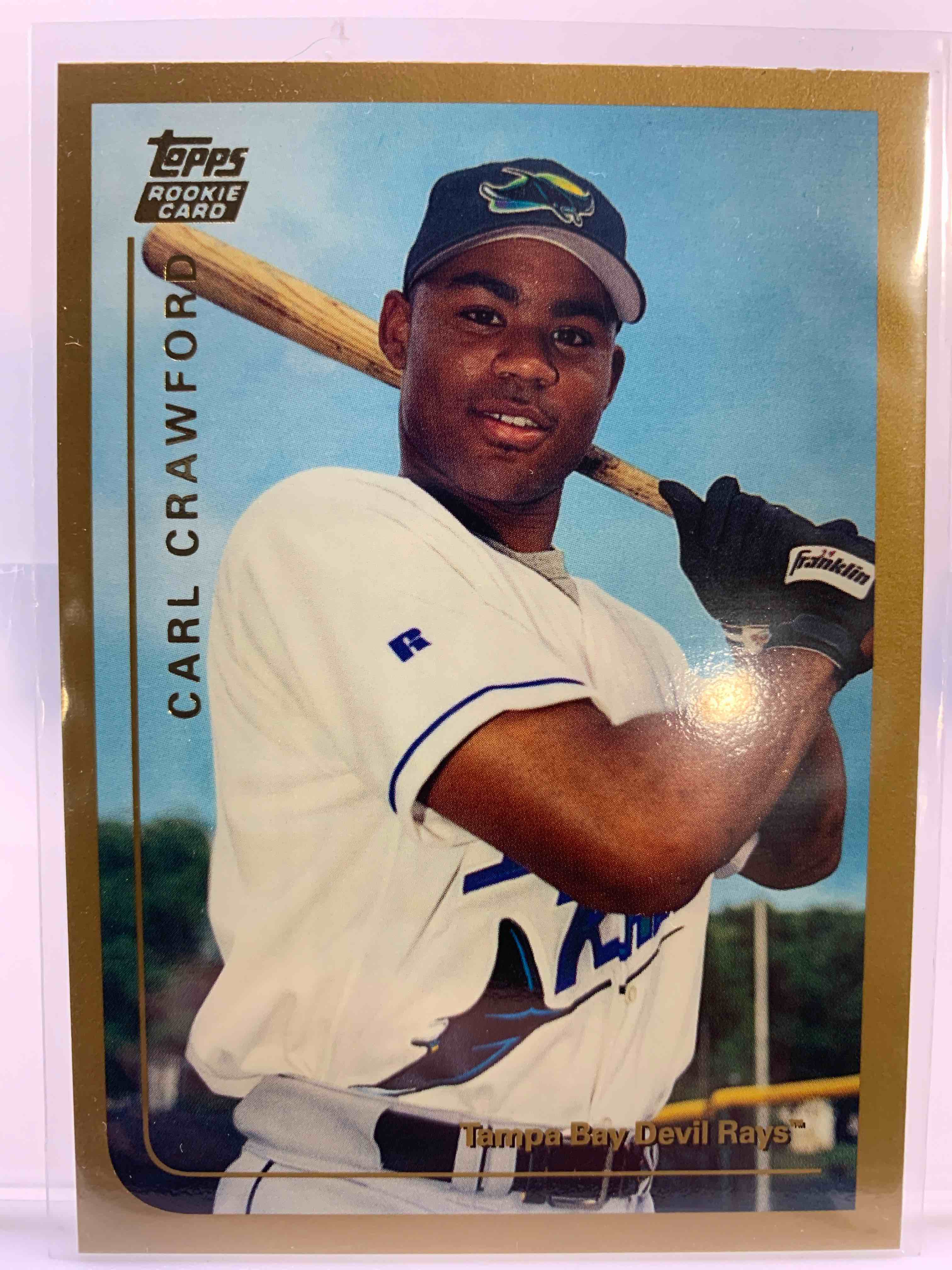 1999 Topps Rookie Carl Crawford Baseball Card