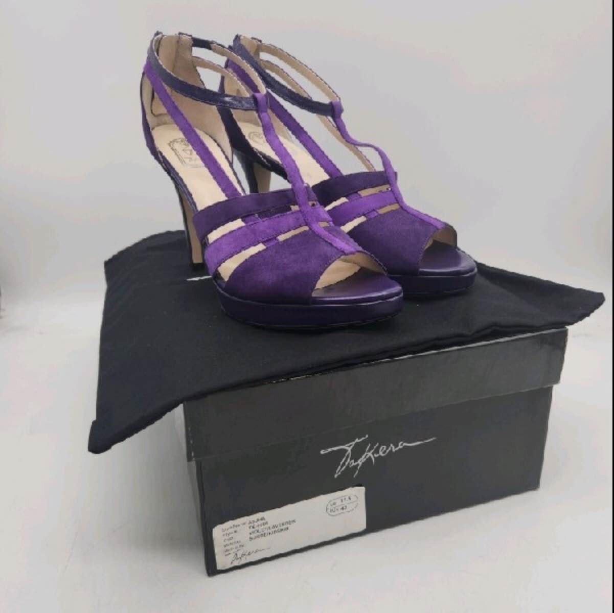 Takera Collection, Italian Made, Suede and Kidskin Leather with a 4 ...