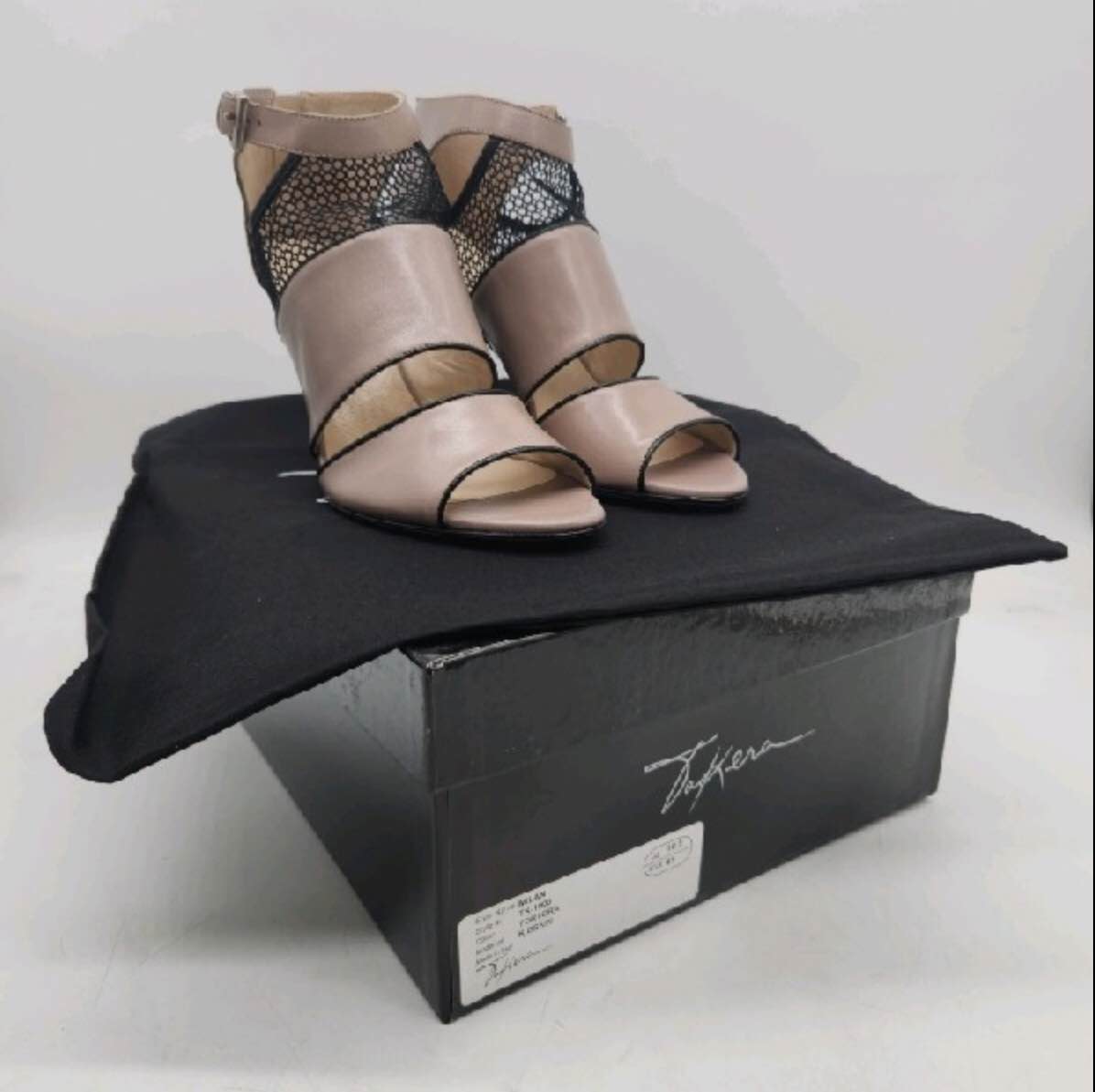 Takera Collection, Italian Made, Suede and Kidskin Leather with a 4 ...