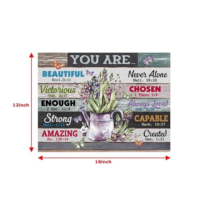 Inspirational Wall Art, You Are Beautiful, Inspirational Quotes ...