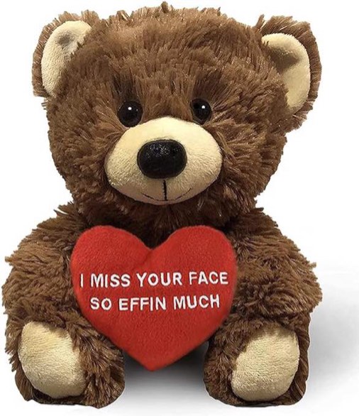 BETAM Cute and Unique “I Miss Your Face So Effin Much” — 10 inches ...