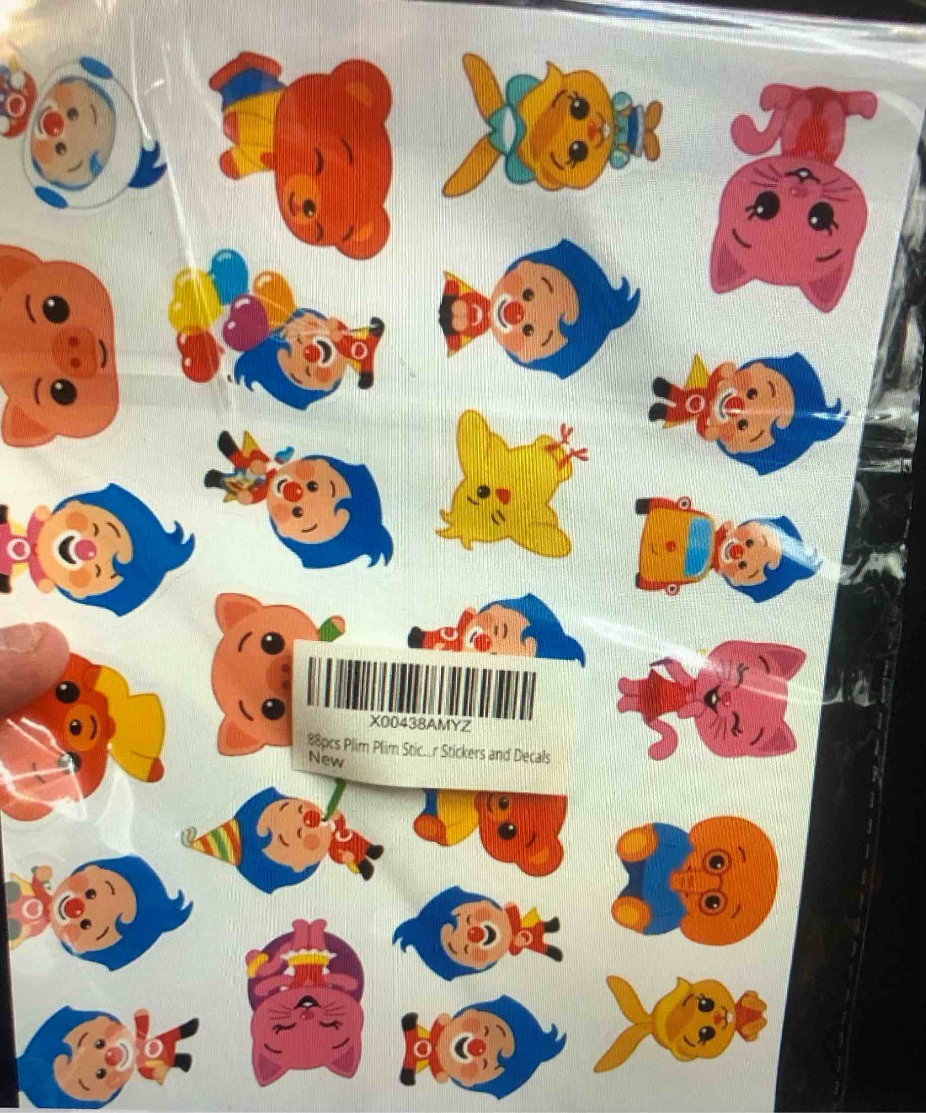 88pcs Plim Plim Stickers for Water Bottles Wrestling Plim Plim Birthday ...