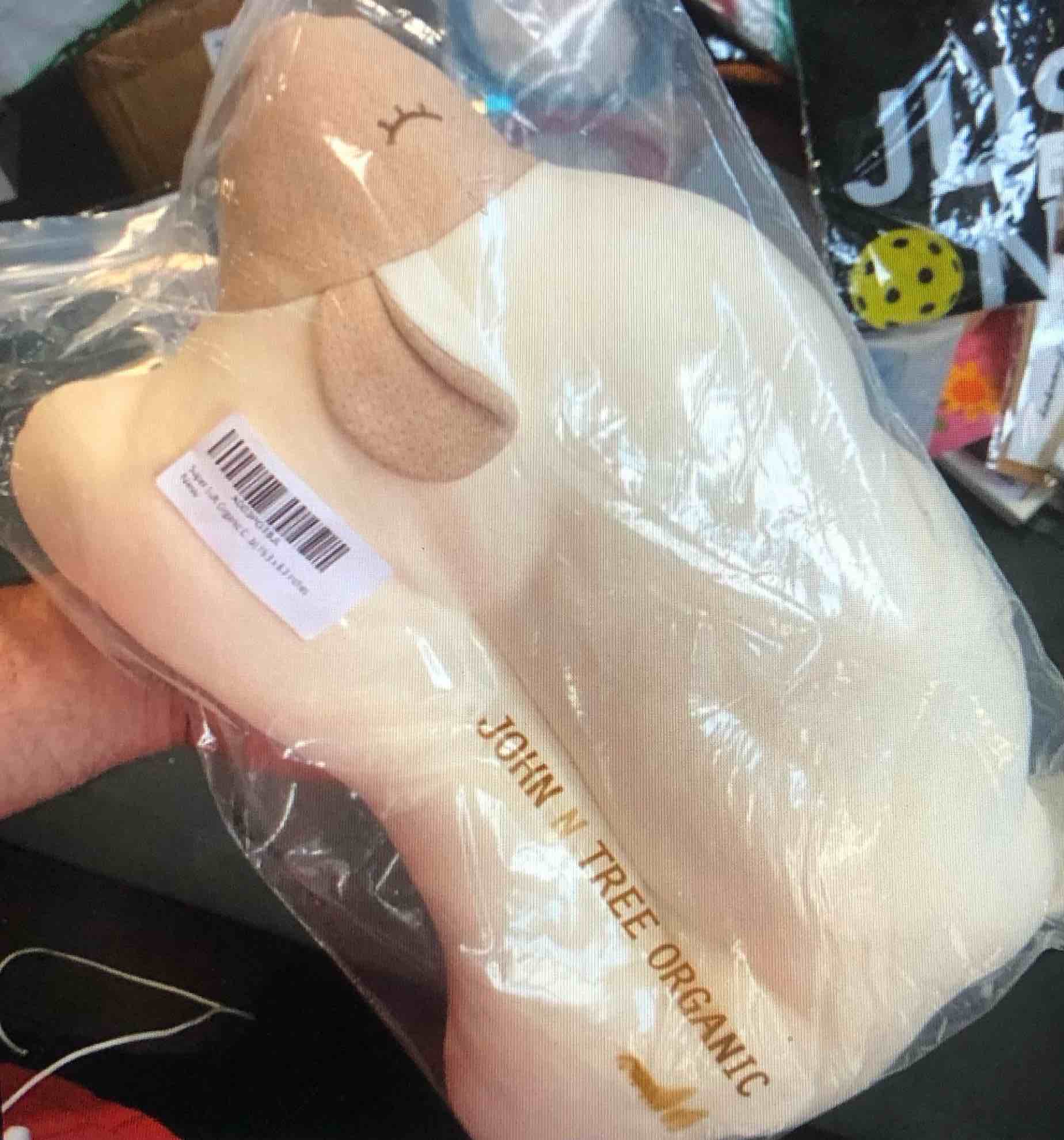 John N Tree Organic Newborn Baby Pillow Cloud Lamb