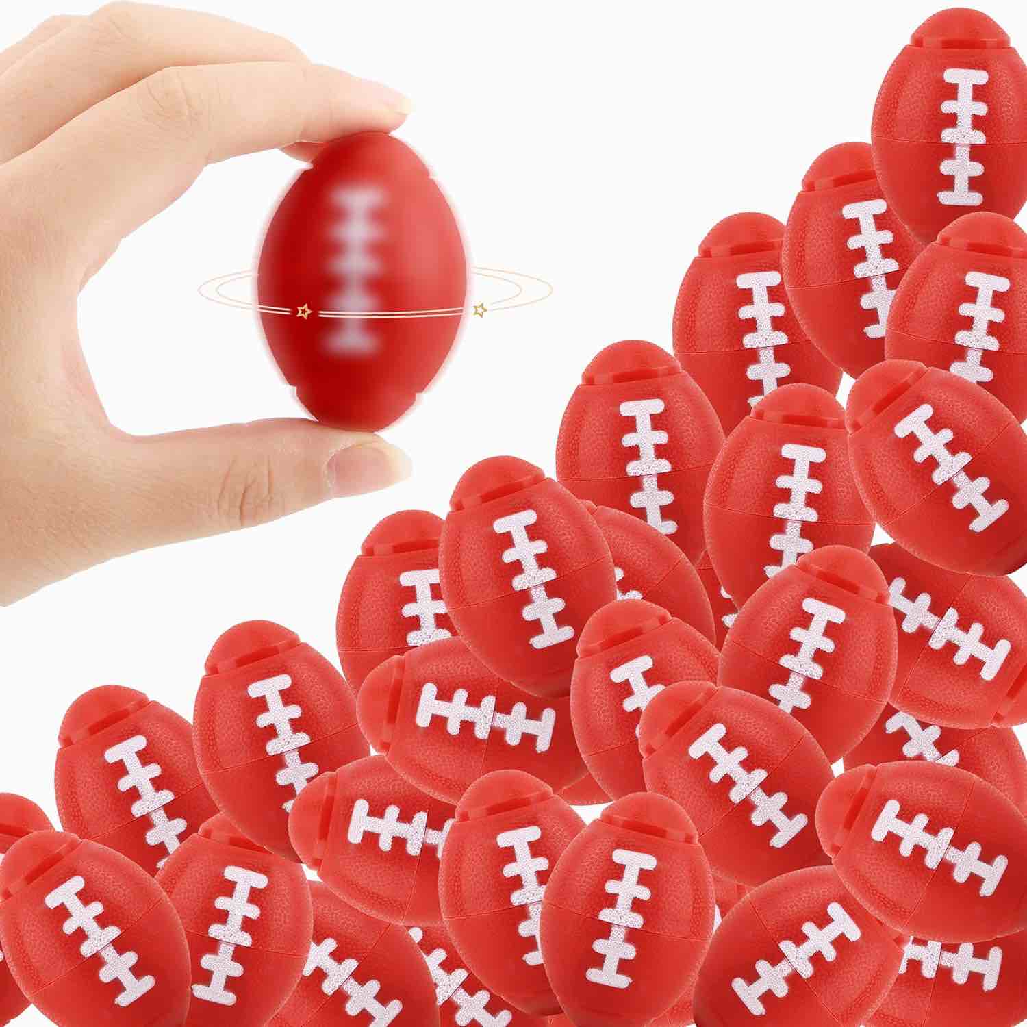 Cagemoga 42 Pack Football Fidget Spinner Toys Mini Fidget Spinner Sport ...