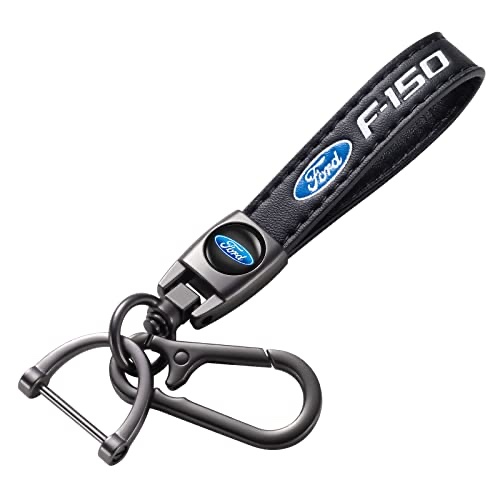 Leather Key Chain Suit for Ford Fusion F150 F250 F350 F450 F550 Edge ...