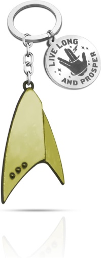Classic Movie Keychain Star Spock Key Chains for Car Keys Stainless ...