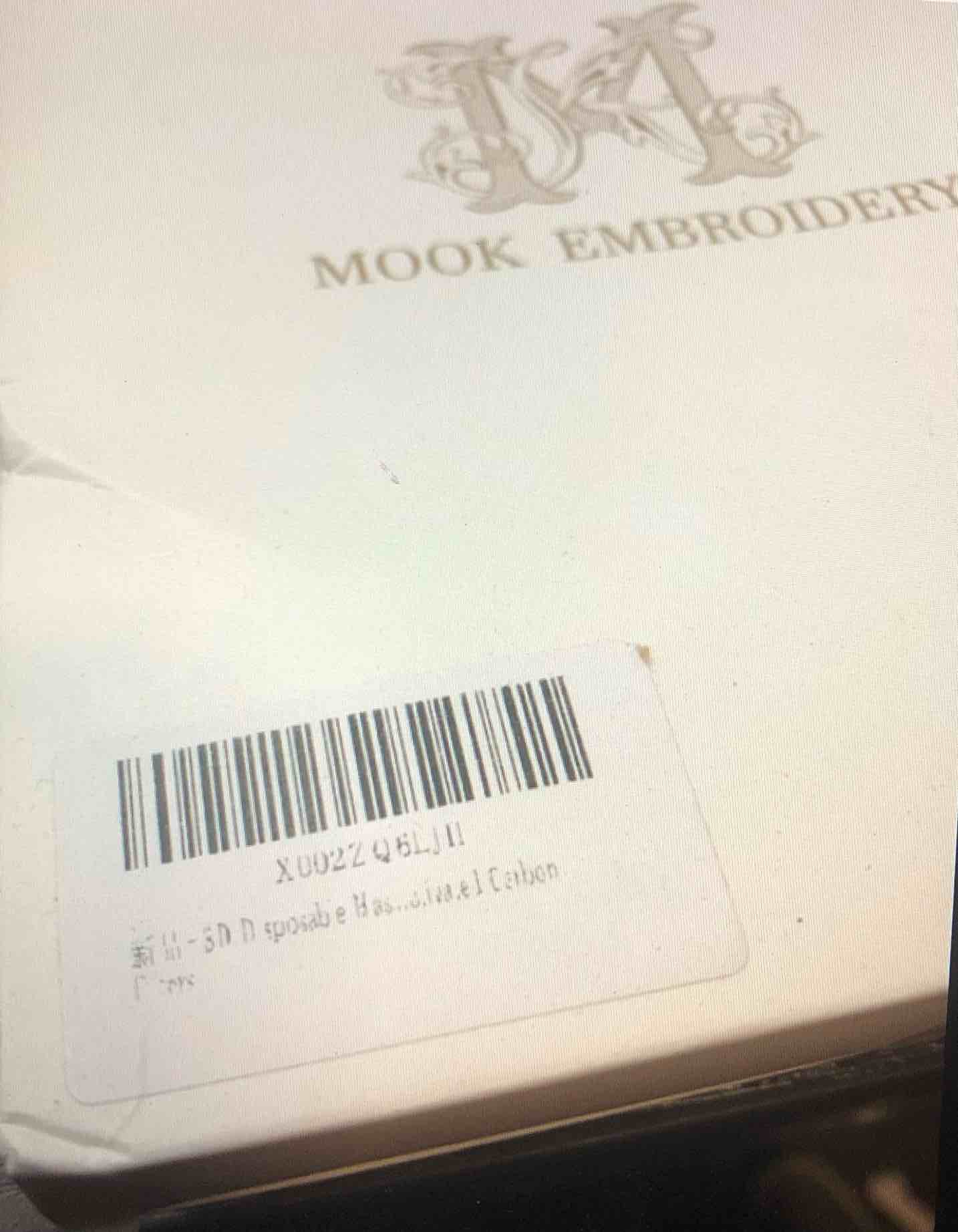 Mook Embroidery 3D Disposable Mask , Adjustable Breathable Cute Glitter ...