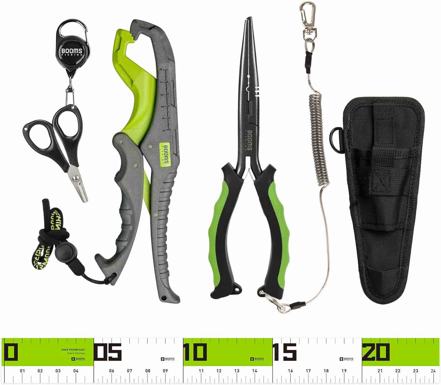 Booms Fishing TK1 4pcs Fishing Tool Kit, Needle Nose Fishing Pliers ...