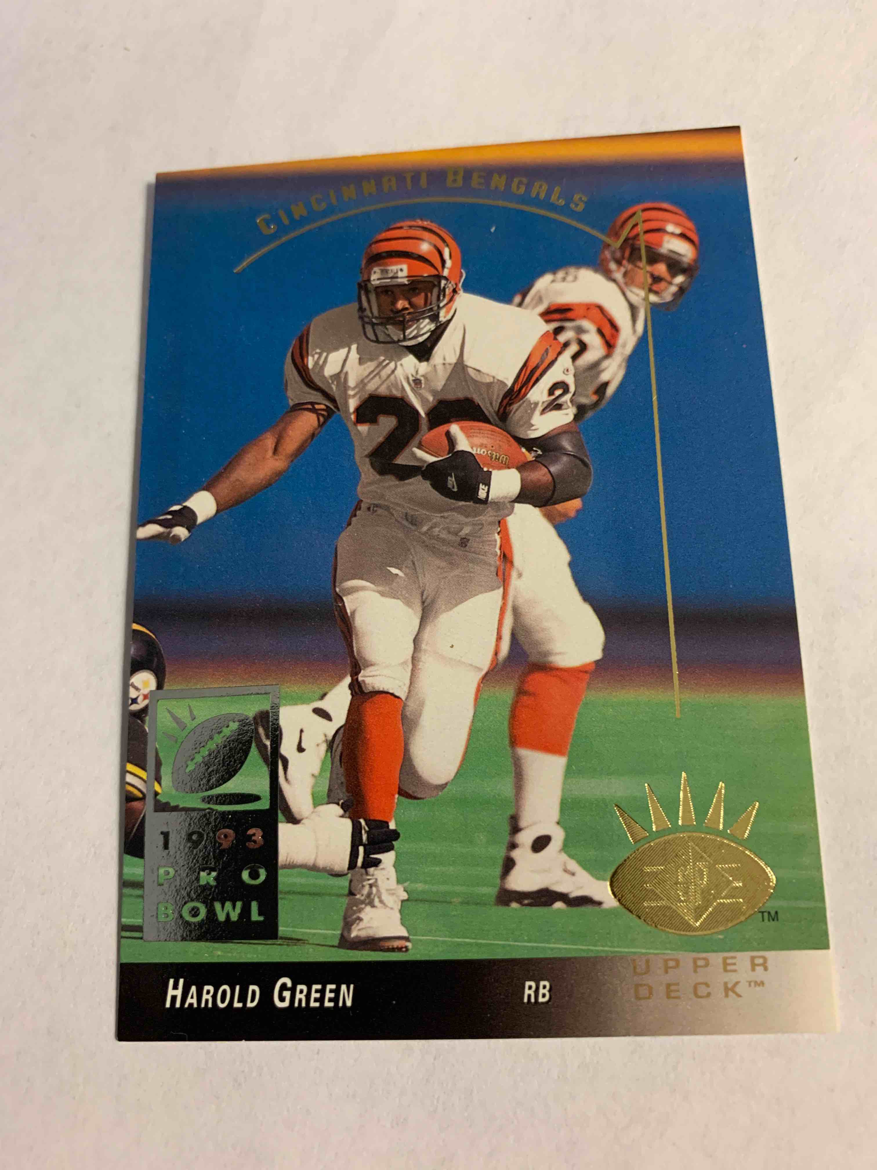 1993 Upper Deck SP #47, Harold Green Rookie Card, Bengals