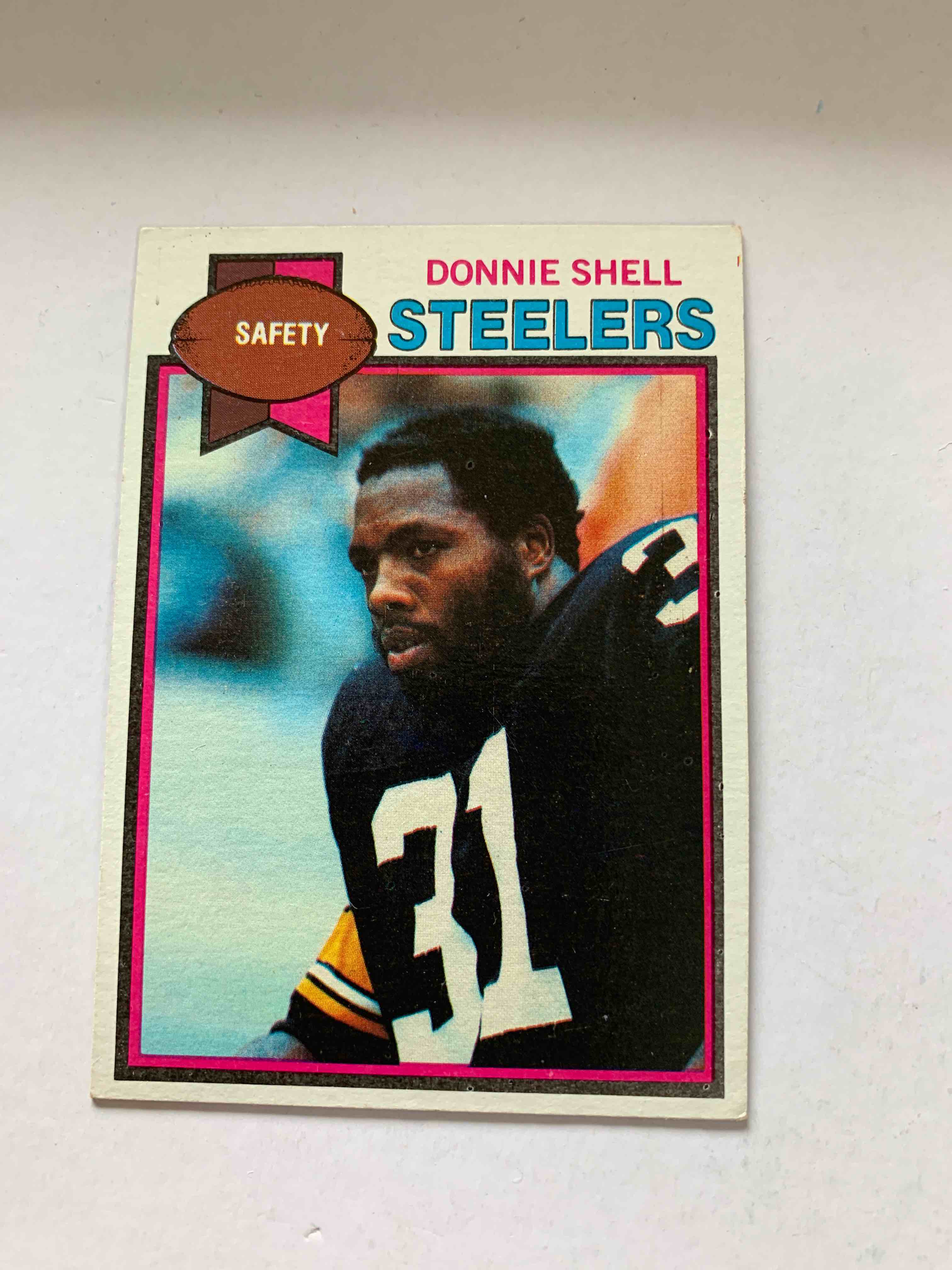 1979 Topps Football #411, Donnie Shell Rookie Card