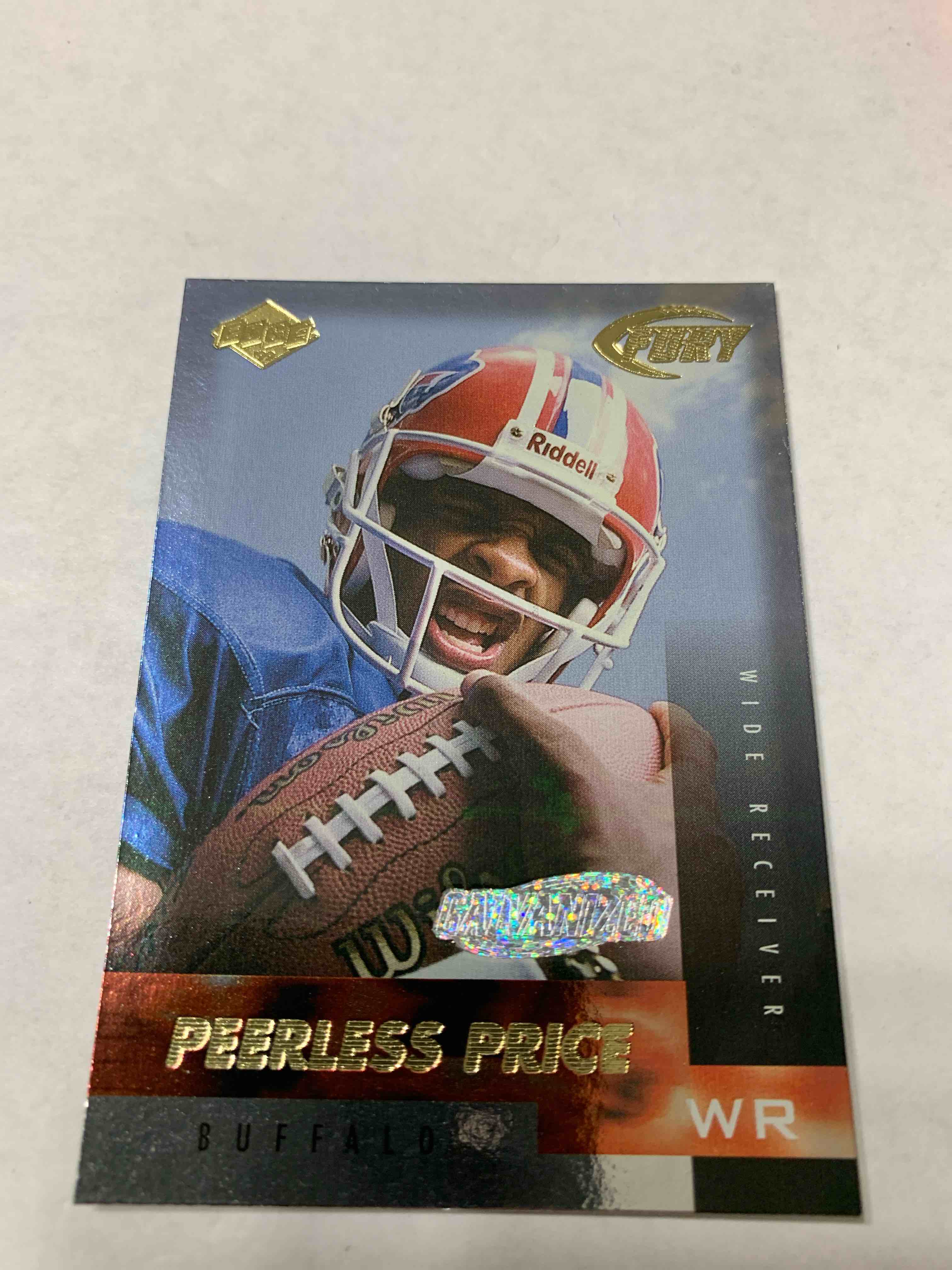 1999 Collectors Edge Fury #191, Peerless Price Rookie Card
