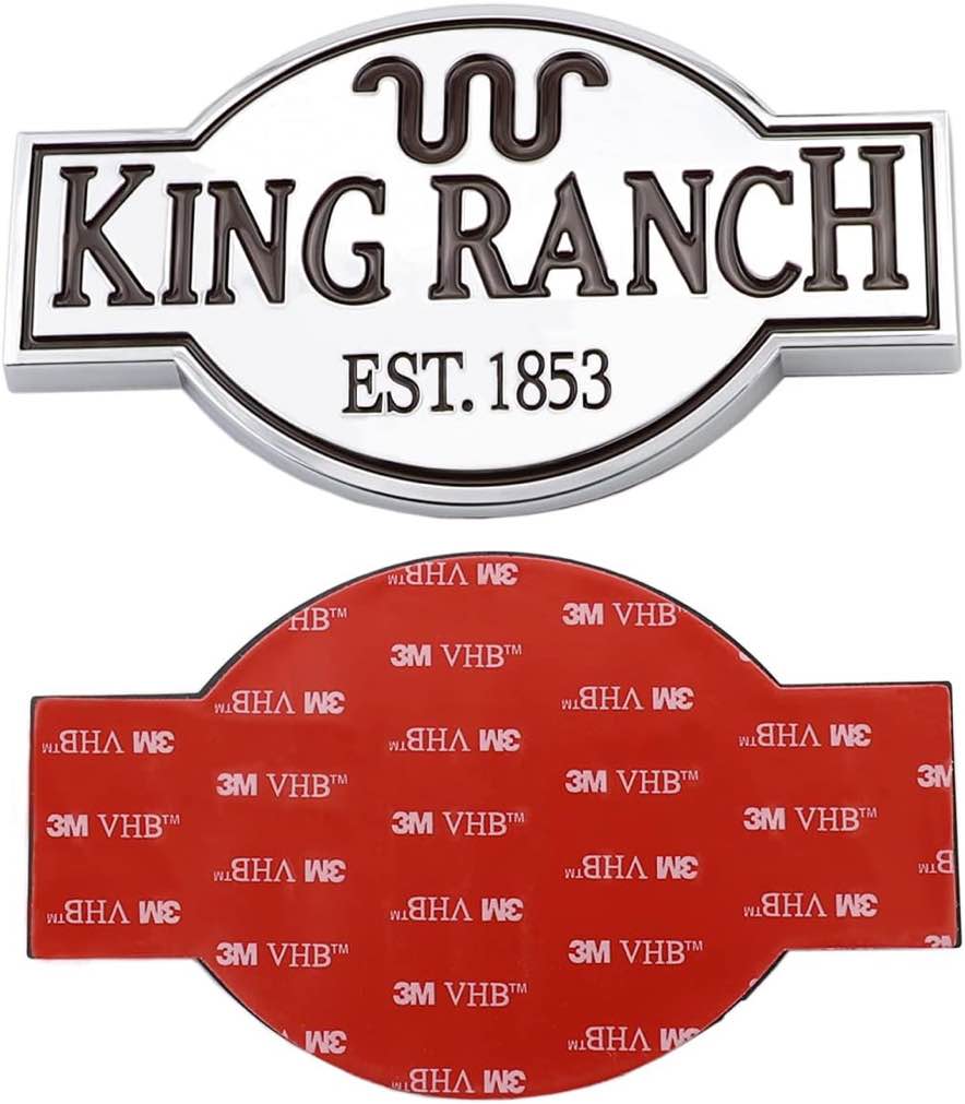 2pcs King Ranch Car Emblem ABS 3D Car Badge for Car Accessories ...