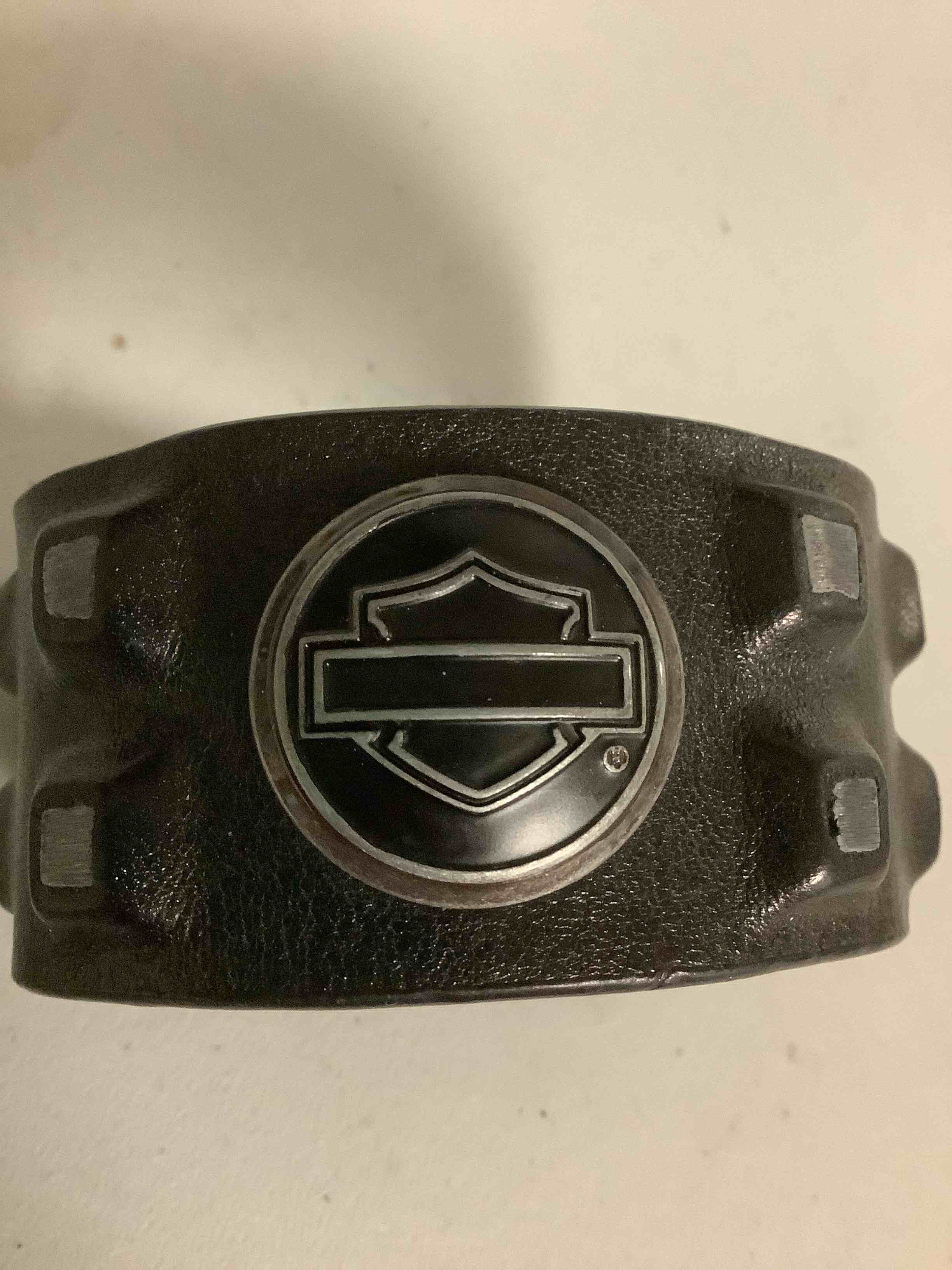Harley-Davidson “Midnight Rider” Wide Cuff Genuine Cowhide Leather 2013