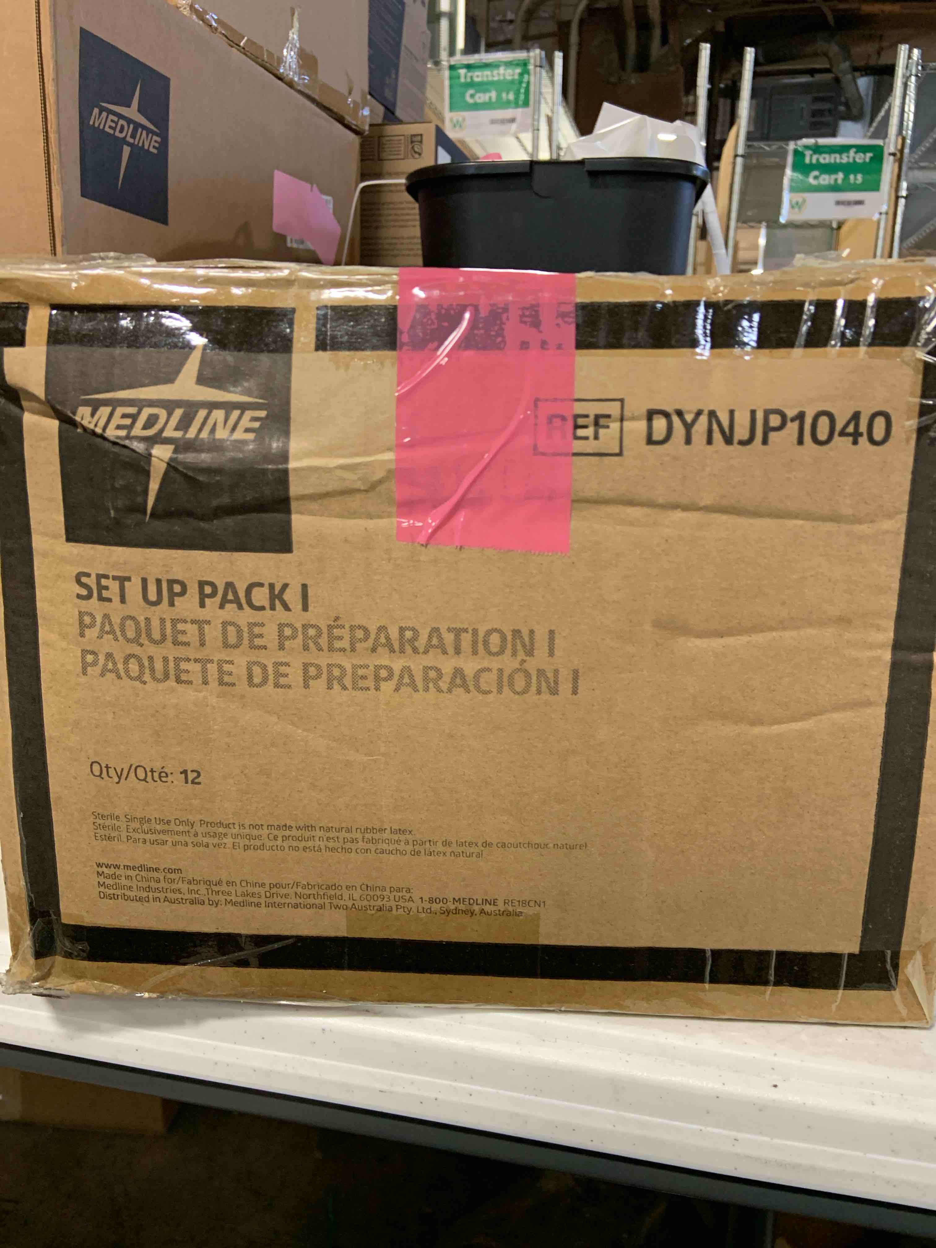 medline set up pack I DYNJP1040 (12 pack)