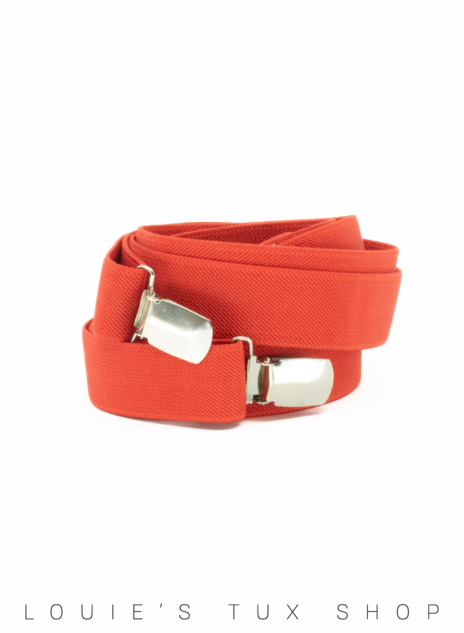 Louie's Tux Shop | Red Suspenders