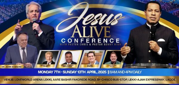 Jesus Alive Conference with Pastor Chris & Pastor Benny Hinn Set to ...