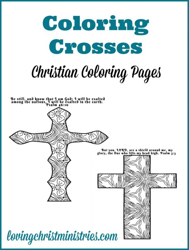 Coloring Crosses Christian Coloring Pages for Adults