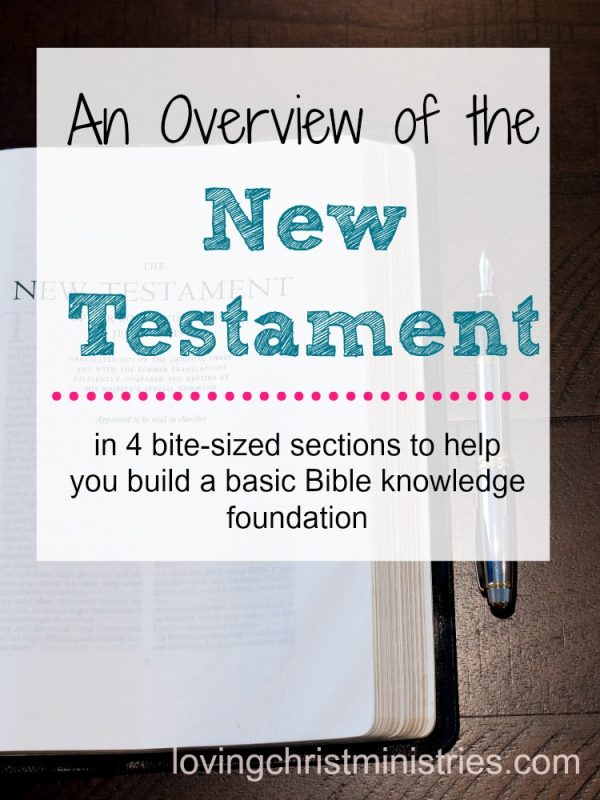 An Overview of the New Testament in 4 Parts - Loving Christ Ministries