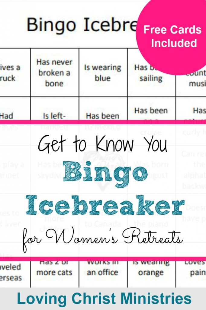 Get to Know You Bingo Icebreaker - A Loving Christ