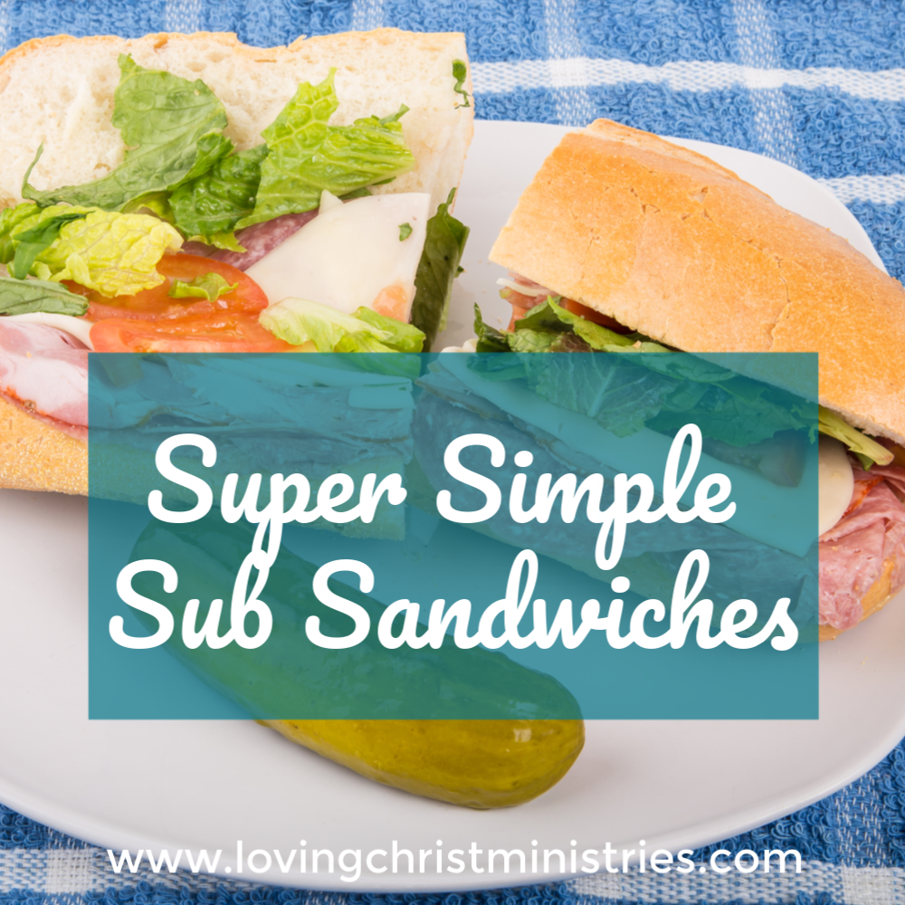 Super Simple Hot Sub Sandwiches