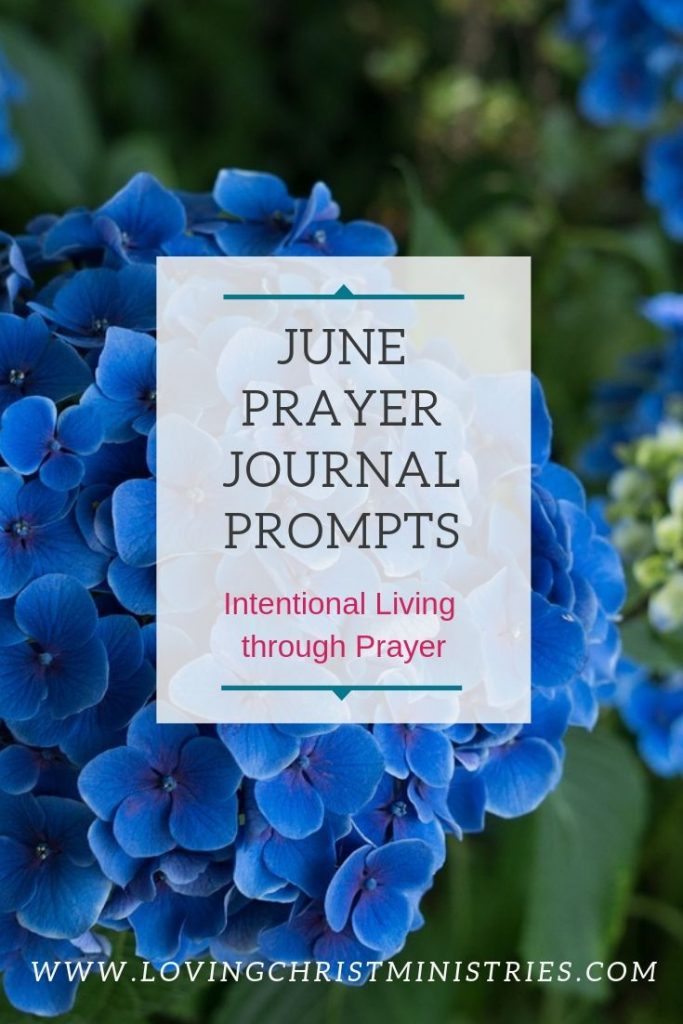 June Prayer Journal Prompts - Loving Christ Ministries